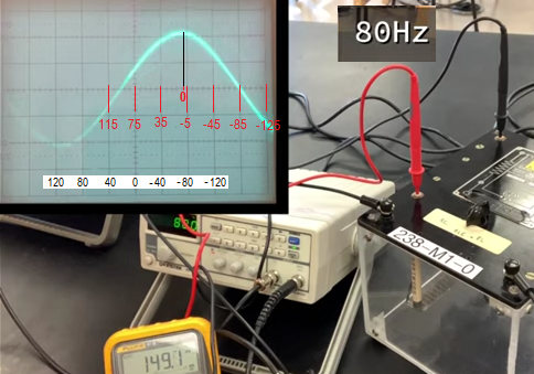 Image 1. Leads are in TP1 & TP2; phase is measured by theposition of V R